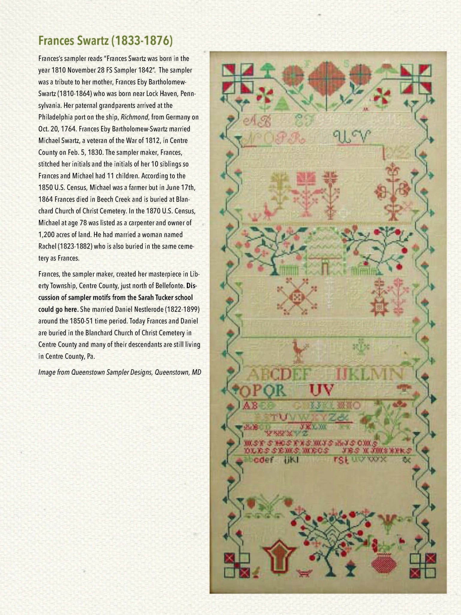 Unraveling the Threads of History - Centre County Historical Society