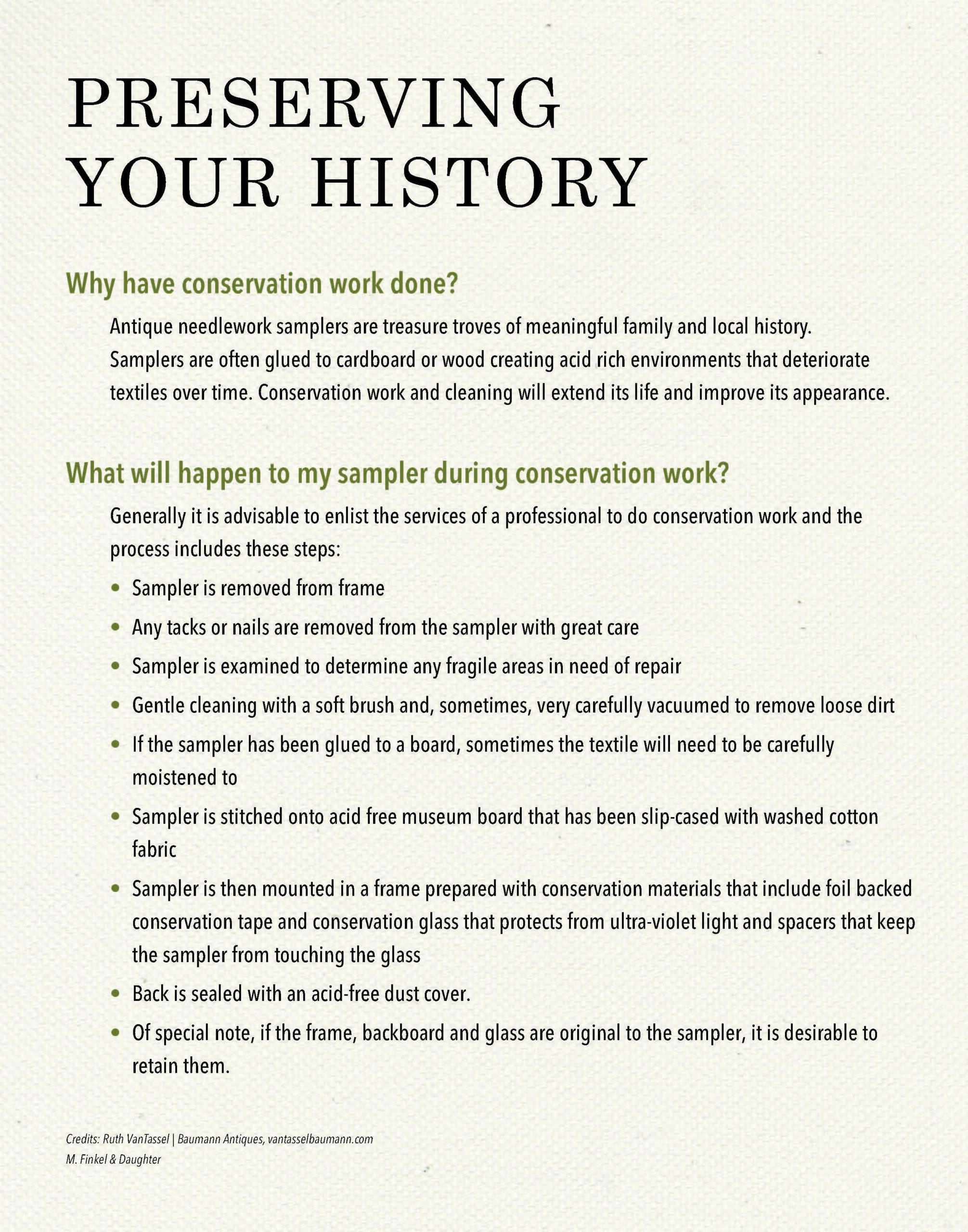 Unraveling the Threads of History - Centre County Historical Society